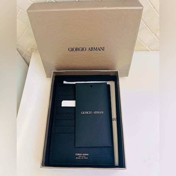 Giorgio Armani | Bags | Giorgio Armani Card Case Wallet | Poshmark